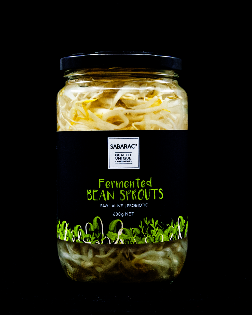 Fermented Australian Bean Sprouts 600 gm - Sabarac - Fermented Hot Sauces